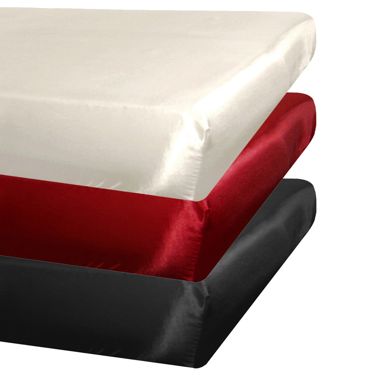 Satin Spannbettlaken 140x200